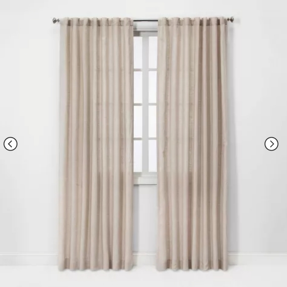 Threshold | Accents | One Linen Threshold Light Filtering Curtain ...